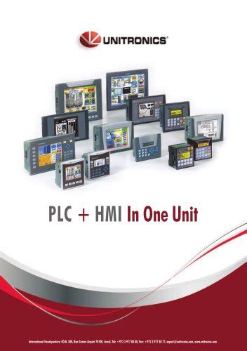Jazz Plc Hmi Catalogue Unitronics Pdf Catalogs Technical Documentation Brochure