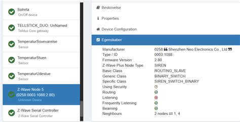 Z Wave Device To Oh Database Bindings Openhab Community