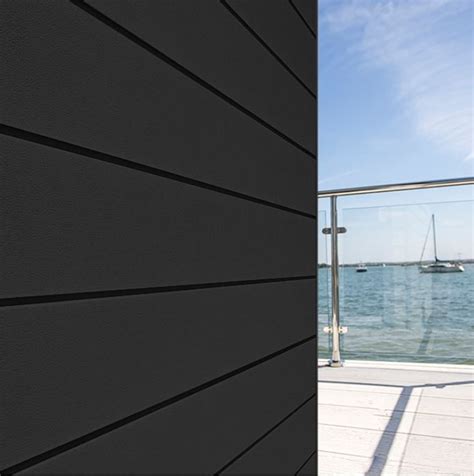 cedral 118886 click smooth weatherboard cladding c50 black