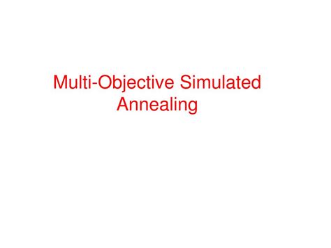 Ppt Assignment I Tsp With Simulated Annealing Powerpoint Presentation Id5467377