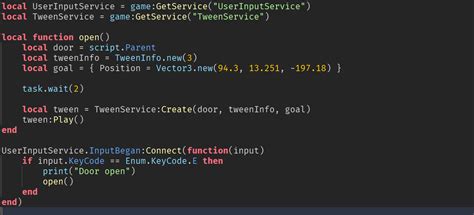 I Am New To Roblox Scripting And I Was Practicing A Small Project Where