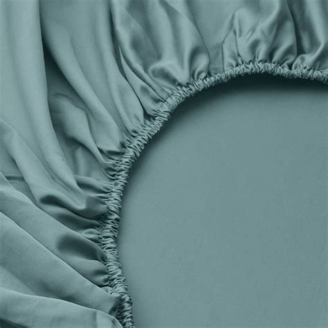 Nattjasmin Fitted Sheet Blue Green 160x200 Cm Ikea