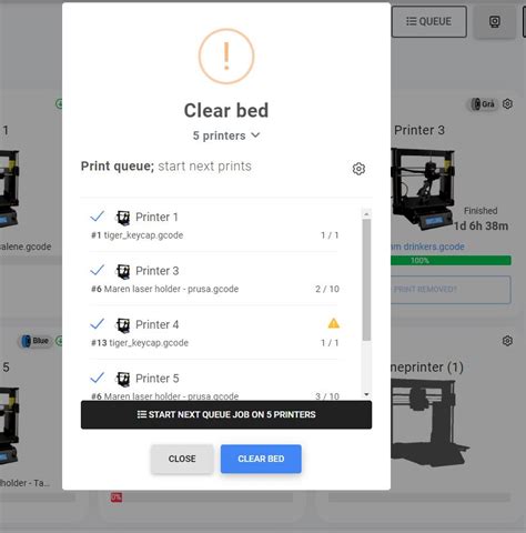 Feature D Print Queue SimplyPrint