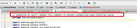Unity导出Android Studio工程时如何避免工程覆盖