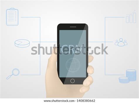 Crm Concept Design Vector Elements Flat Stock Vector Royalty Free