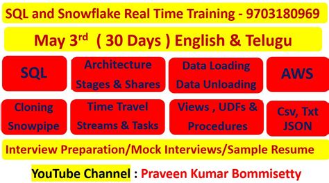 Bommisetty Praveen Kumar On Linkedin Snowflake Snowflakedevelopers Sql