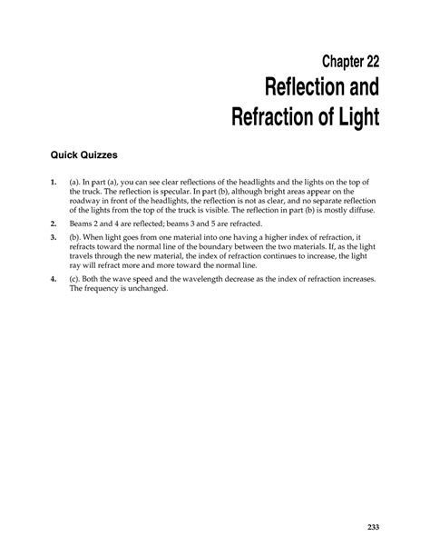 Solution Manual College Physics 7th Edition Serway Ch22 Reflection
