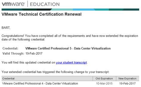 Time To Renew Your Vmware Vcp Certification Before It Expires Bitcon