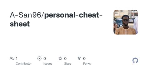 Personal Cheat Sheetgit Cheat Sheet Advancedindexmd At Main · A