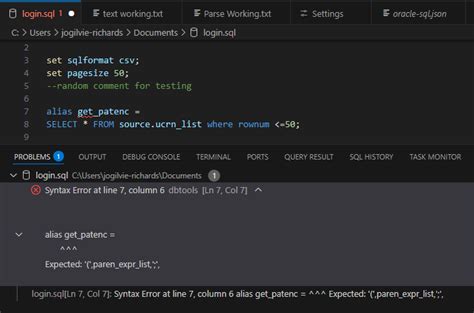 False Syntax Error Expected Parenexprlist Oracle Forums