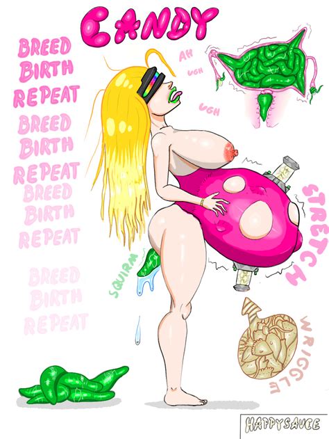 Rule 34 Big Breasts Bimbo Birth Birthing Blonde Hair Broken Cum Tank Happysauce Latex Lipstick