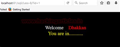 beginner guide to sql injection boolean based part 2 database hacking