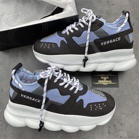 Make It Personal On Instagram “versace Chain Reaction In Light Blue W