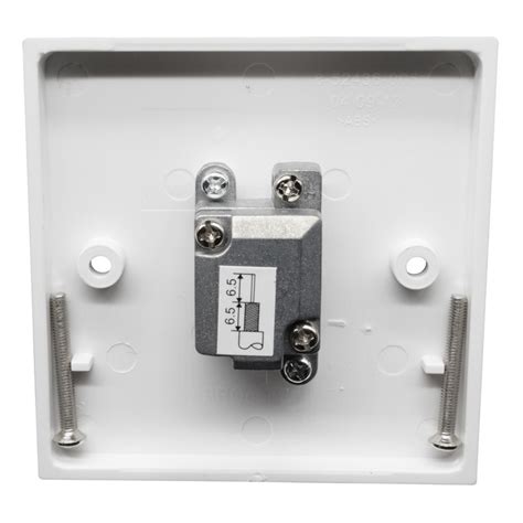 PROception Screened Socket Single F Type Toolstation