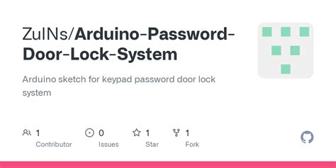 Github Zulns Arduino Password Door Lock System Arduino Sketch For Keypad Password Door Lock