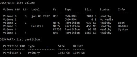 cant create partition on disk diskpart gives crc fault windows 10