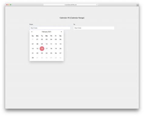 Handy Free Bootstrap Datepicker Examples Colorlib