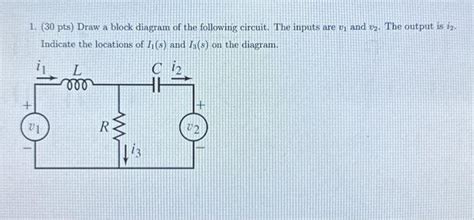 Solved Pts Draw A Block Diagram Of The Following Chegg