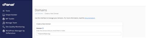 How To Configure Wildcard Subdomains In Cpanel Greencloud Documentation