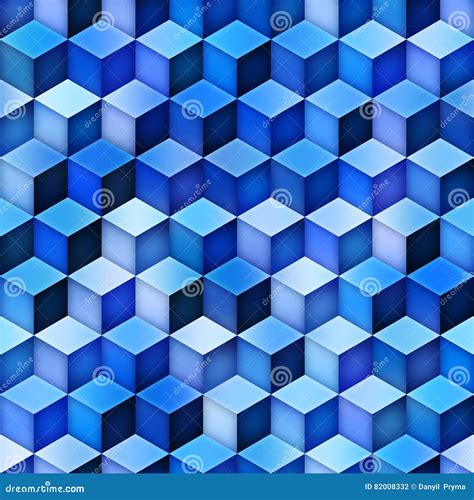 Gradient Cubes Tiling Seamless Multicolor Pattern Stock Illustration Illustration Of Element