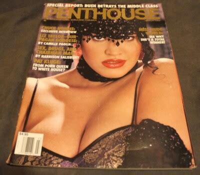 Penthouse Magazine March 1992 Pet Of The Month Jami Dion Miss Nude