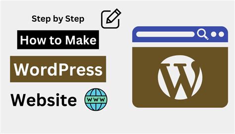 how to create a wordpress website step by step 2025