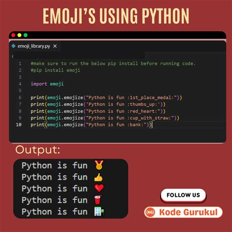 Easily Create Emojis Using Python In 2025 Learn Computer Coding Coding In Python Coding