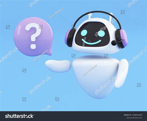 Artificial Intelligence Chatbot Holding Question Mark Stock Illustration Shutterstock