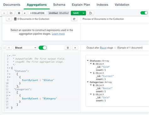 Mongodb How To Do Multiple Aggregations In One Query With C Driver