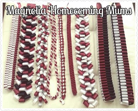 Homecoming Mums Ribbon Chains Homecoming Mums Homecoming Mums Diy