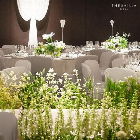 서울신라호텔 신라호텔 신라호텔웨딩 호텔신라 다이너스티 호텔웨딩 웨딩장식 테이블장식 꽃장식 Theshillaseoul Shillahotel