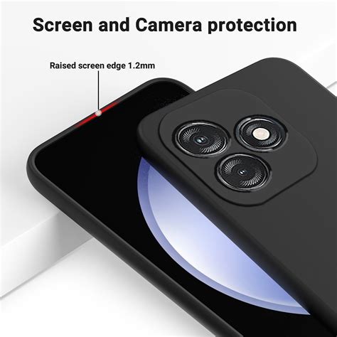 For Tecno Spark 20 Solid Color Liquid Silicone Dropproof Full Coverage Protective Case Black