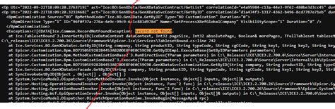 Net Runtime Error On Appserver Testing Kinetic 202218 Unhandled Exception Record Not Found