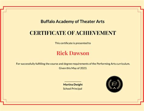 Free Academic Scholarship Certificate Template To Edit Online