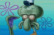 Exhausted Squidward Exhausted Squidward
