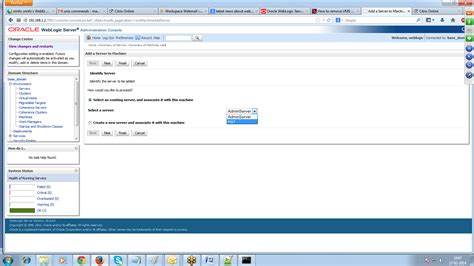 dehinweblogic configuring managed servers in weblogic administration