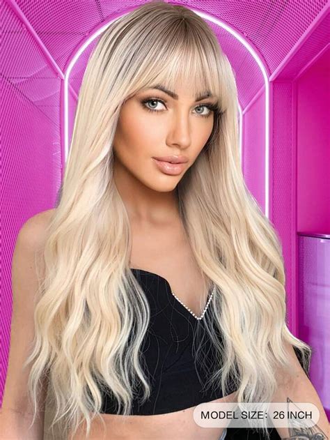 Platinum Blonde Hair Dark Roots