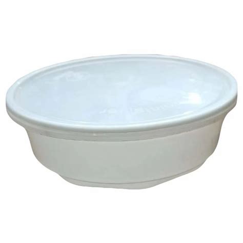 White Air Tight 300ml Reusable Plastic Food Container At Rs 3 9 Piece
