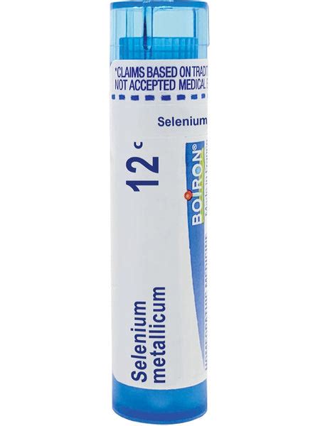 Boiron Selenium Metallicum 12c 80 Pellets Herbs Direct