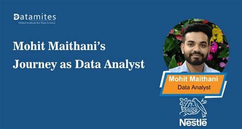 Mohit Maithanis Journey As Data Analyst Datamites Offical Blog