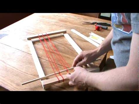 How To Weave With A Simple Frame Loom YouTube