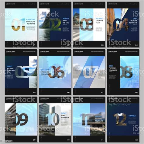숫자가 있는 크리에이티브 브로셔 템플릿 쉽게 편집하고 사용자 정의 할 수 있습니다 전단지 전단지 브로셔 보고서 프리젠 테이션