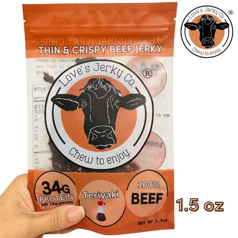 Shop Best Teriyaki Beef Jerky 5oz Loves Jerky Co
