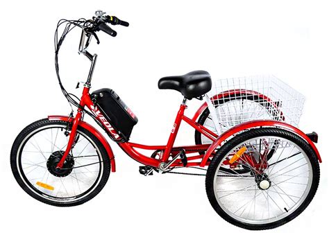 Трехколесный электрический велосипед для взрослых VEOLA TRIKE 36 Вольт ...