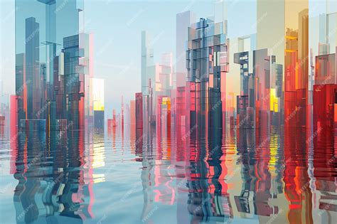 Premium Photo Abstract Cityscape Showcasing Multicultural Unity