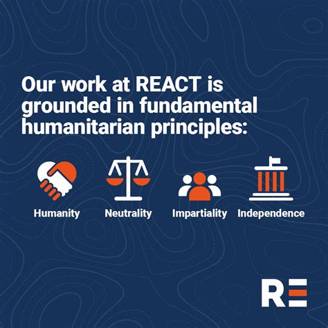 Our Work At React Is Grounded In Fundamental Humanitarian Principles 🤝