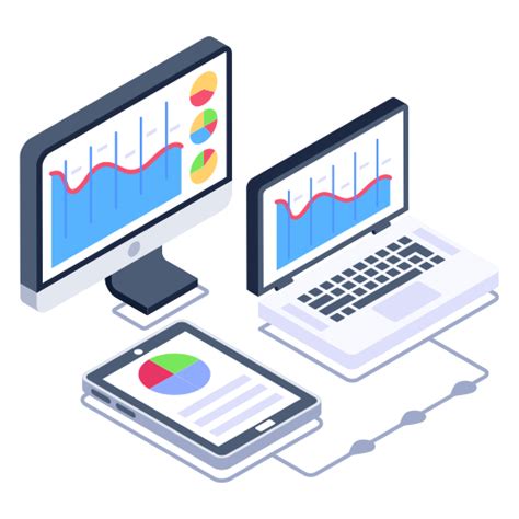 Data Analytics Generic Isometric Icon