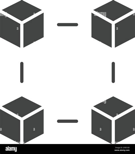 Blockchain Icon Vector Image Suitable For Mobile Application Web Application And Print Media