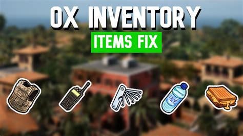QBCore - How to Fix Items with Ox_Inventory | FiveM Tutorial 2025 - YouTube