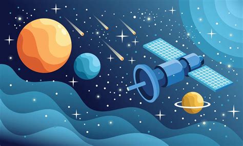 Space Objects Set 51663498 Vector Art At Vecteezy